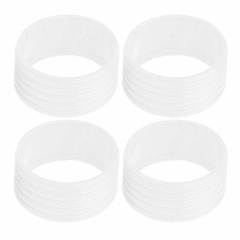 Кольца для ручки теннисной ракетки, 4 шт, Белый