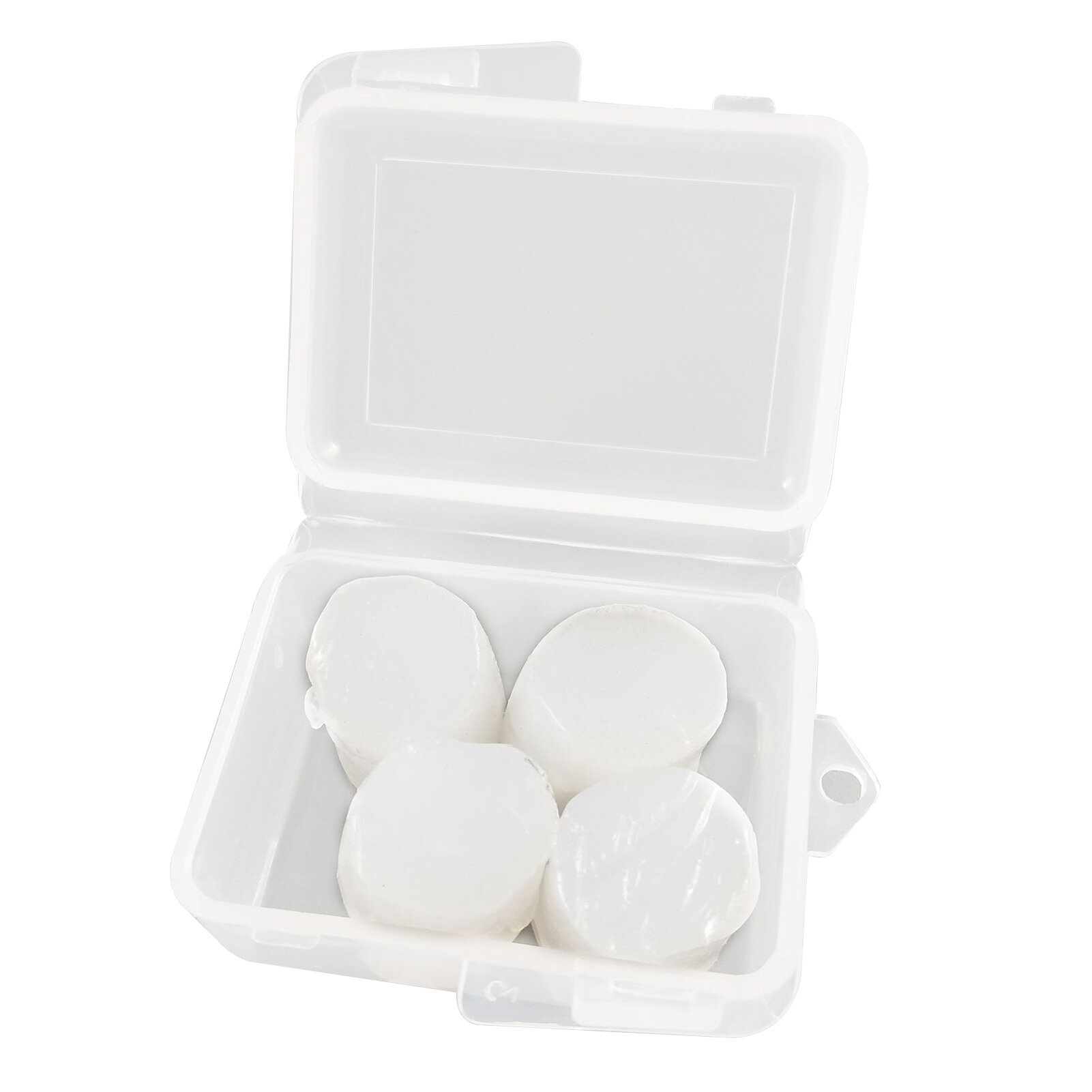 4PCS Пластилинные ушные пломбы из силикона, звукоизоляционные, водонепроницаемые, для плавания, цвета: синий, белый, зеленый, материал: силикон, вес упаковки: 100г, размер упаковки: 50*40*20мм, в комплект входят: 4 ушные пломбы, 1 белый кейс