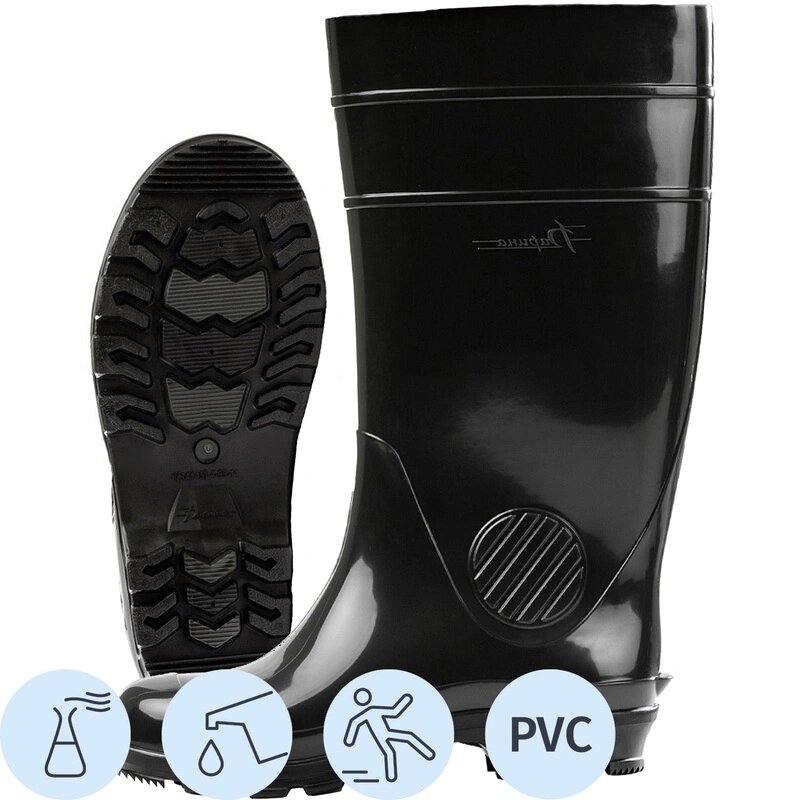 Сапоги специальные цв. черный мод. Д21-КЩС (р.45) ПВХ