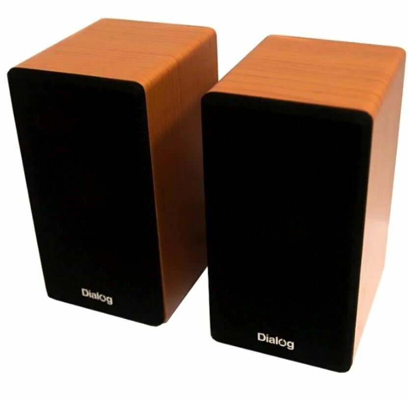 Колонки Dialog Stride AST-20UP, фазоинверторный тип, 2 полосы, 6Вт, вишня