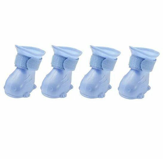 Limpopo shop, обувь для собак мелких средних и крупных пород, ботинки резиновые всепогодные, на липучке, размер М(5смХ4см)YYXT