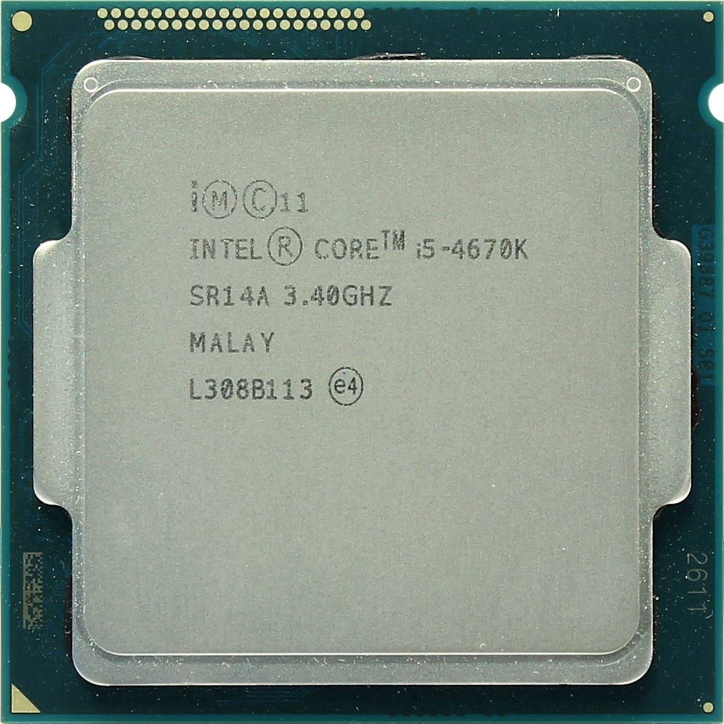 Процессор CPU Intel Core i5-4670K 3.4 GHz/4core/SVGA HD Graphics4600/1+6Mb/84W/5 GT/s LGA1150