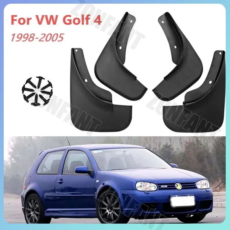 Крыло автомобильное, арт. ZONFANT / Брызговики Volkswagen VW Golf 4 Mk4 IV