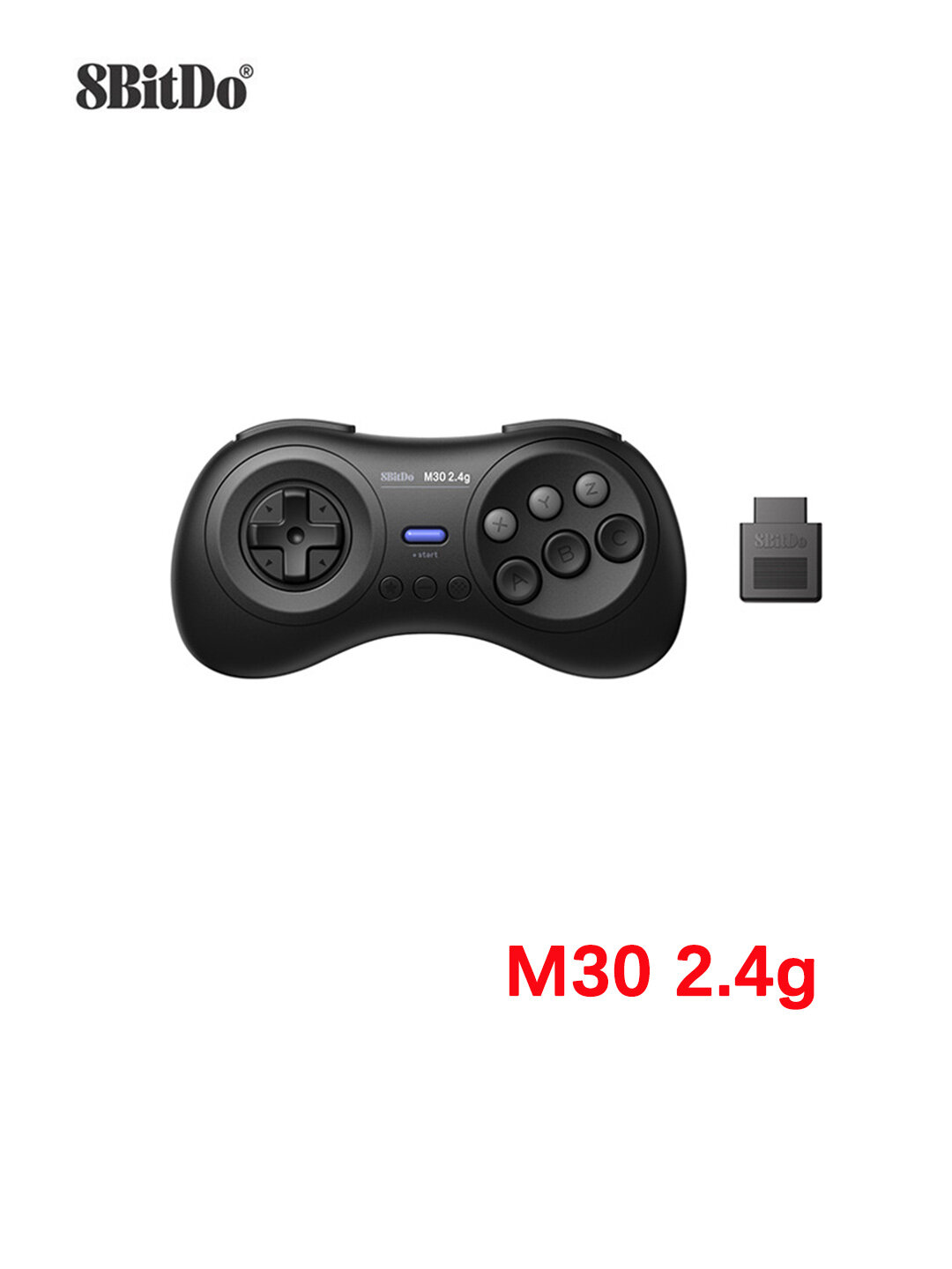Игровой контроллер 8BitDo M30 2.4G Wireless Gamepad для Sega Genesis и Sega Mega