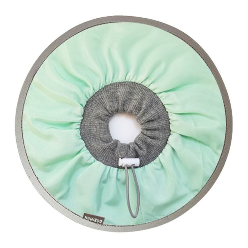 Мягкий защитный воротник для котов, Вода Зеленая L