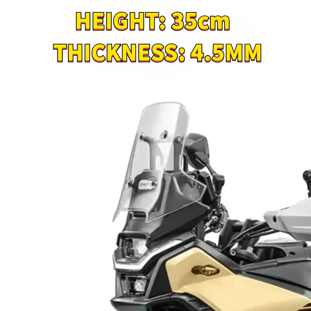 Для CFMOTO 450MT MT450 ветровое стекло переднее лобовое стекло 450MT приподнятое лобовое стекло для cf moto 450MT аксессуары