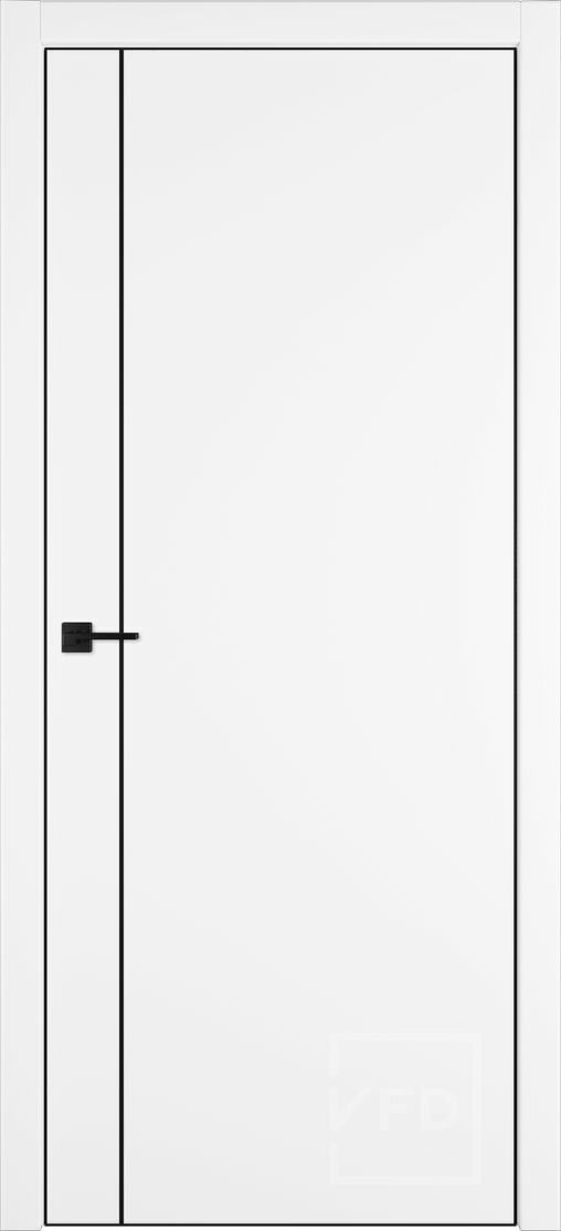 URBAN 1V EMALEX ICE 4x4 BE 700*2000 ((чёрный молдинг) (запил под замок) (дверное полотно)