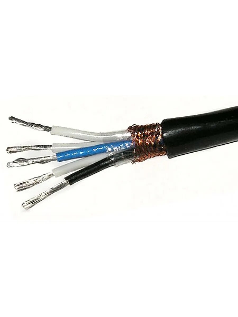 Кабель монтажный МКЭШ ГОСТ, медь ПВХ 5×0.75 1м 4842610, 10 м