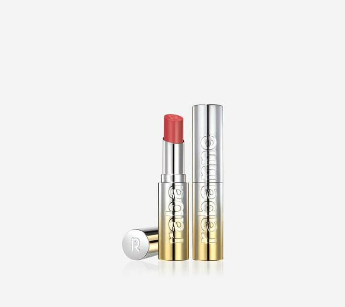 RABANNE Губная помада Dramalips Glassy Highly Pigmented lipstick 3.4 г - 130 Bankrupt (#bam #губнаяпомада #губная_помада / коралловый / Double Date)