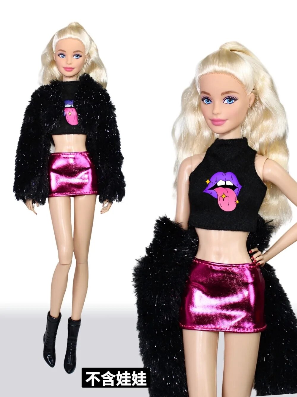 Изысканный комплект одежды / Модное платье, рубашка, пальто, джинсы 1/6, кукольная одежда, костюм, наряд для куклы Xinyi FR ST OB BB 30 см