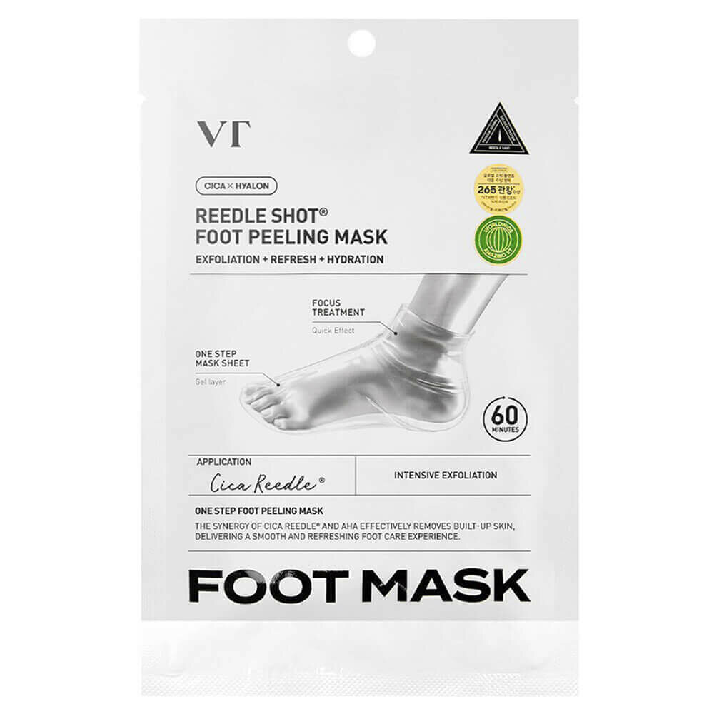 Пилинг-носочки для ног VT Cosmetics Reedle Shot Foot Peeling Mask одна пара/40 мл