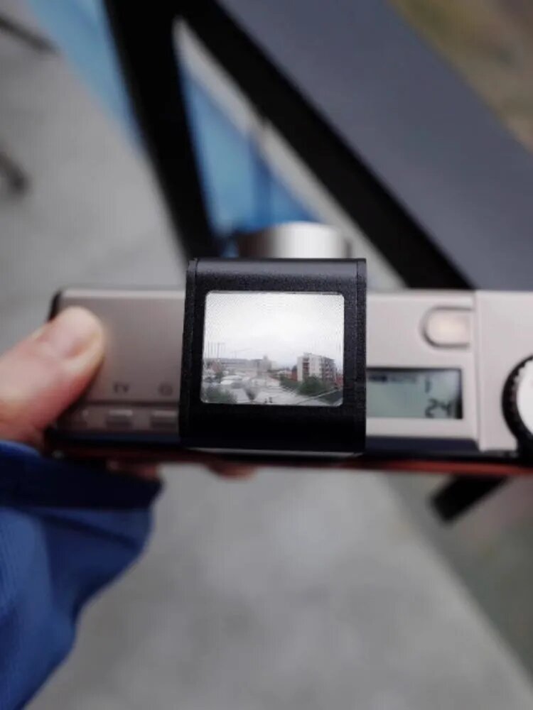 TAMLUX 35mm Оптический видоискатель на уровне пояса для Contax G1/G2, черный