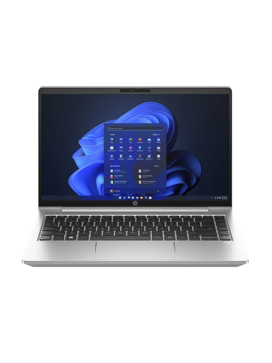 Ноутбук 14" IPS FHD HP ProBook 440 G10 silver (Core i5 1335U/16Gb/512Gb SSD/noDVD/VGA int/FP/noOS) (816N0EA_16G)