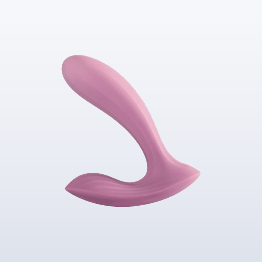 78144 Svakom Erica, розовый. Двойной вибромассажер с управлением через приложение