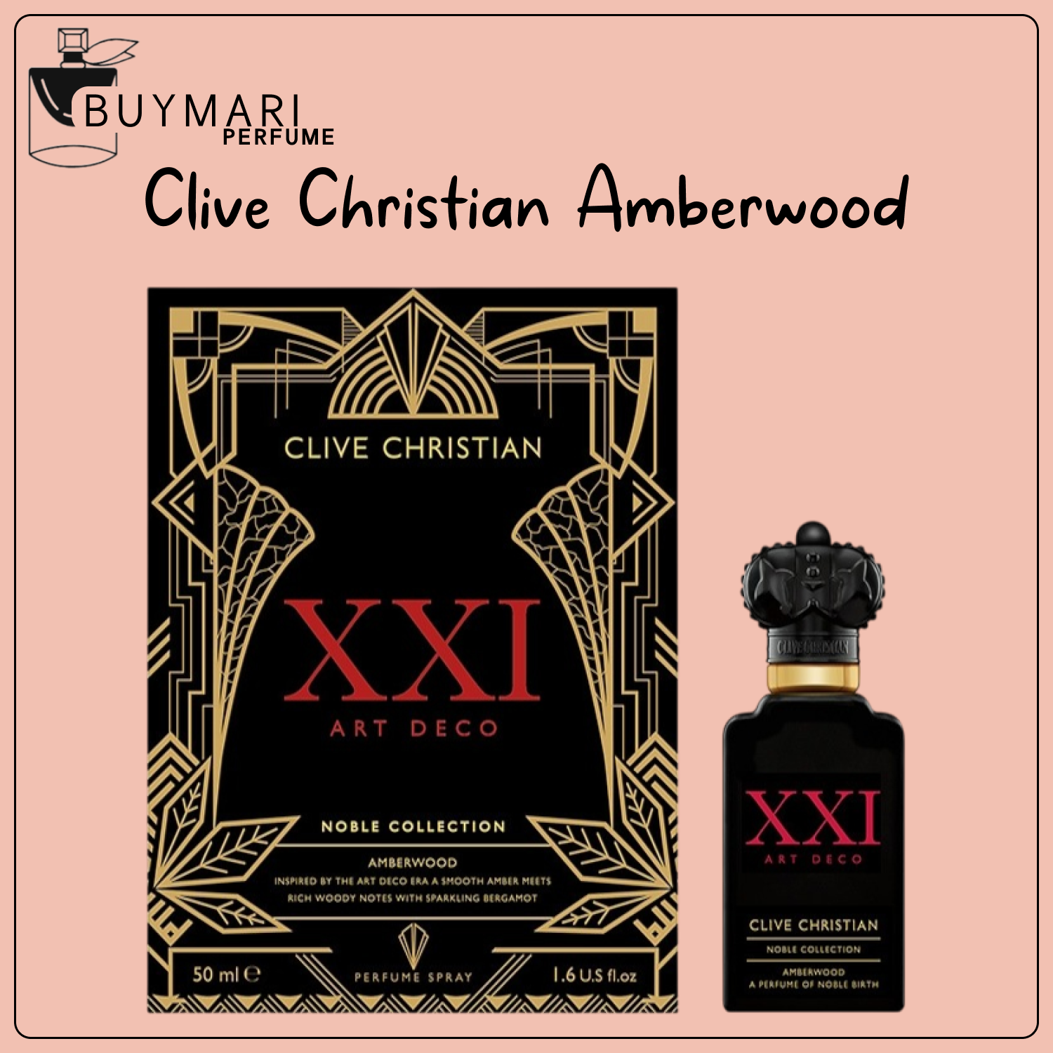 Духи Clive Christian "Noble XXI Art Deco", восточные, унисекс, флакон 50 мл