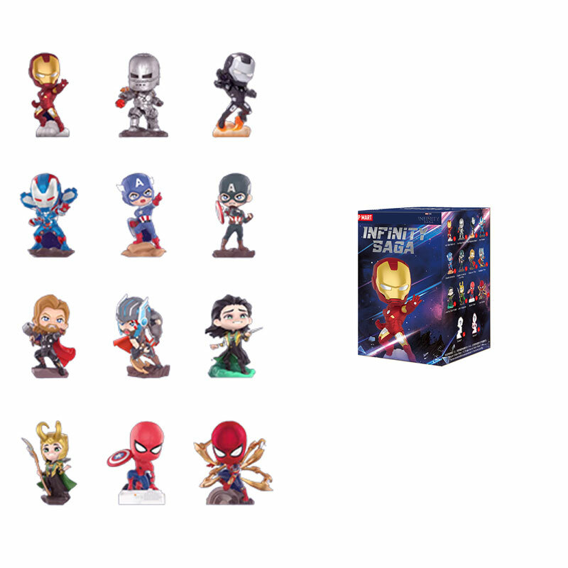 Фигурка унисекс POP MART Marvel Infinity Saga Series Железный Патриот, red
