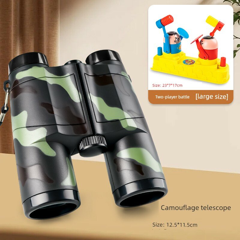 Детский телескоп, небольшой портативный мини-бинокль высокой четкости и мощности для девочек, микротелескоп для улицы,