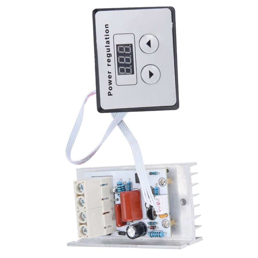 10000 Вт SCR Цифровой Регулятор Напряжения AC220V 80A Диммер С Регулируемой Скоростью Электронный Регулятор Напряжения для Термостата Двигателя