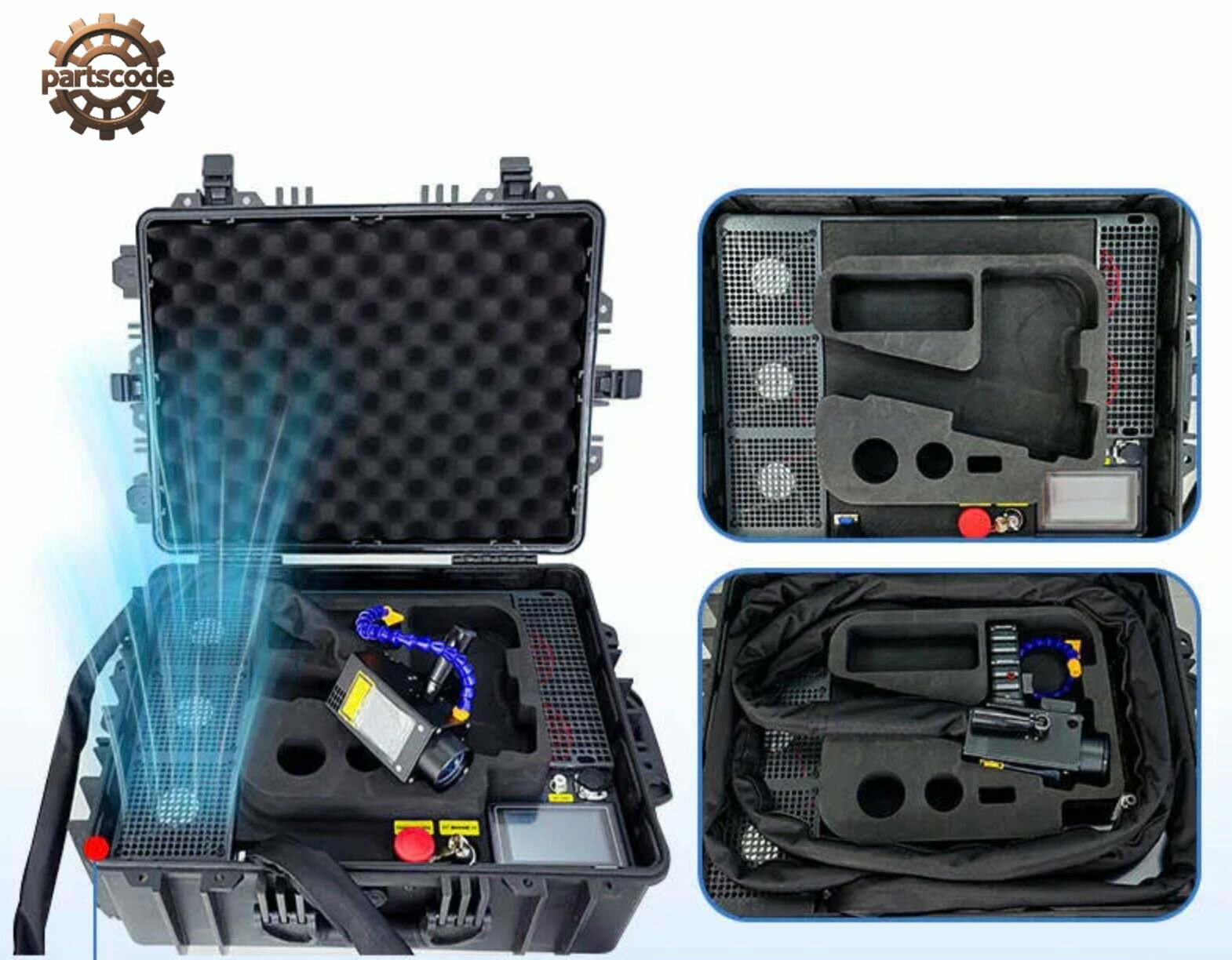 Аппарат лазерной отчистки металла от ржавчины и краски переносной pro108