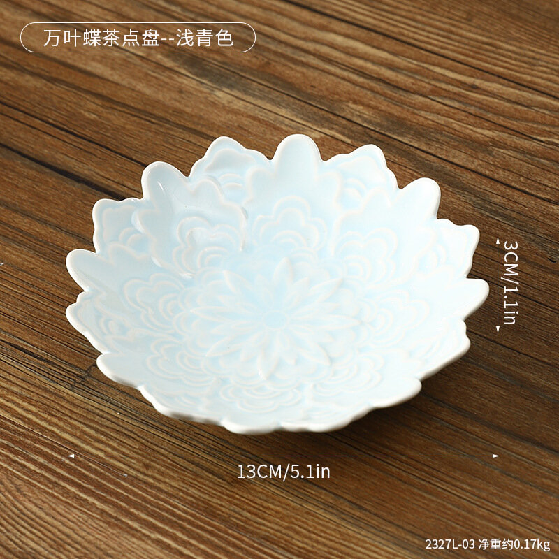 Тарелка для закусок в японском стиле, мини-керамическая тарелка, тарелка для фруктов, тарелка для сухофруктов, тарелка для закусок в китайском дзен-стиле, тарелка для выпечки, десертная тарелка.