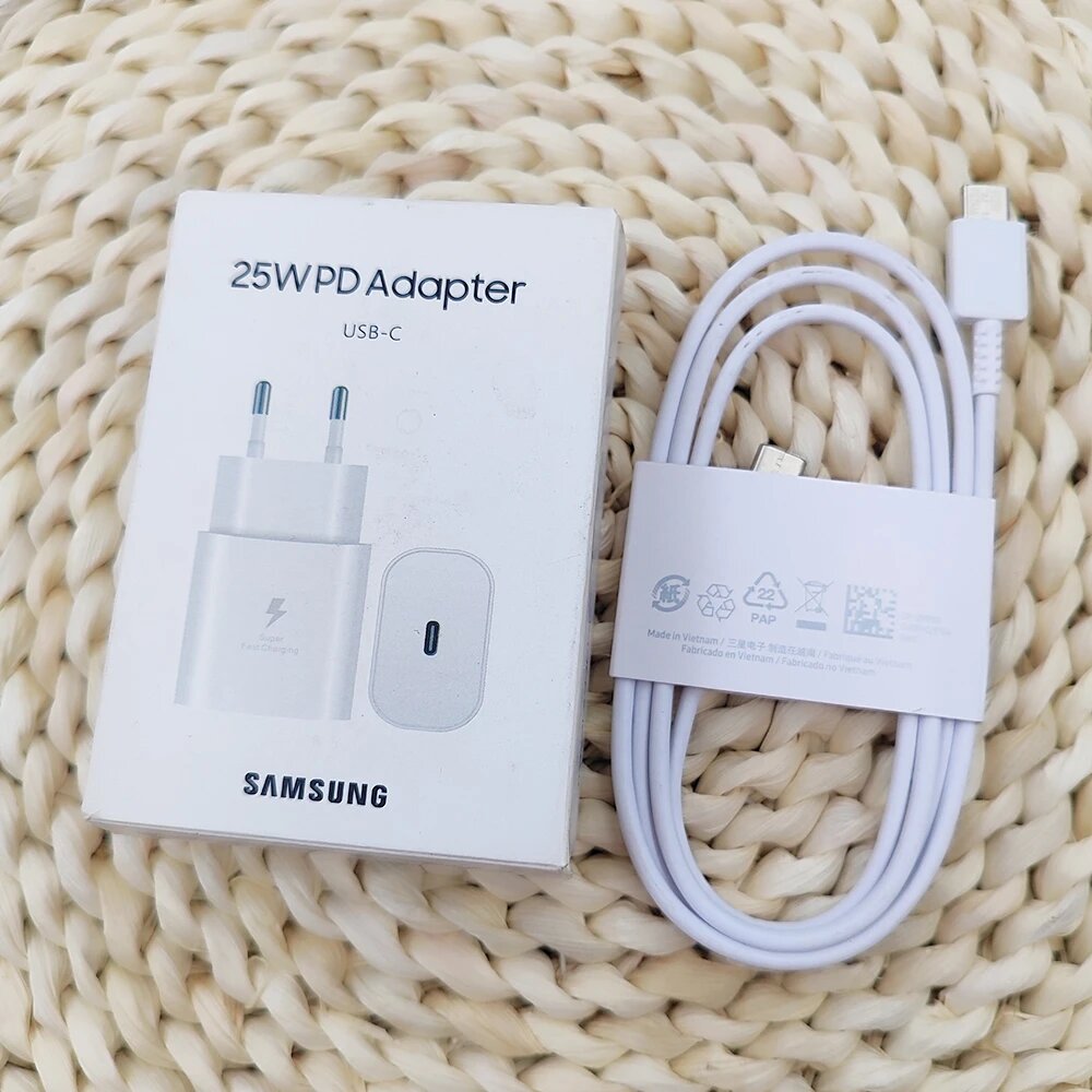 Зарядное устройство Samsung 25W Type-C EU, White