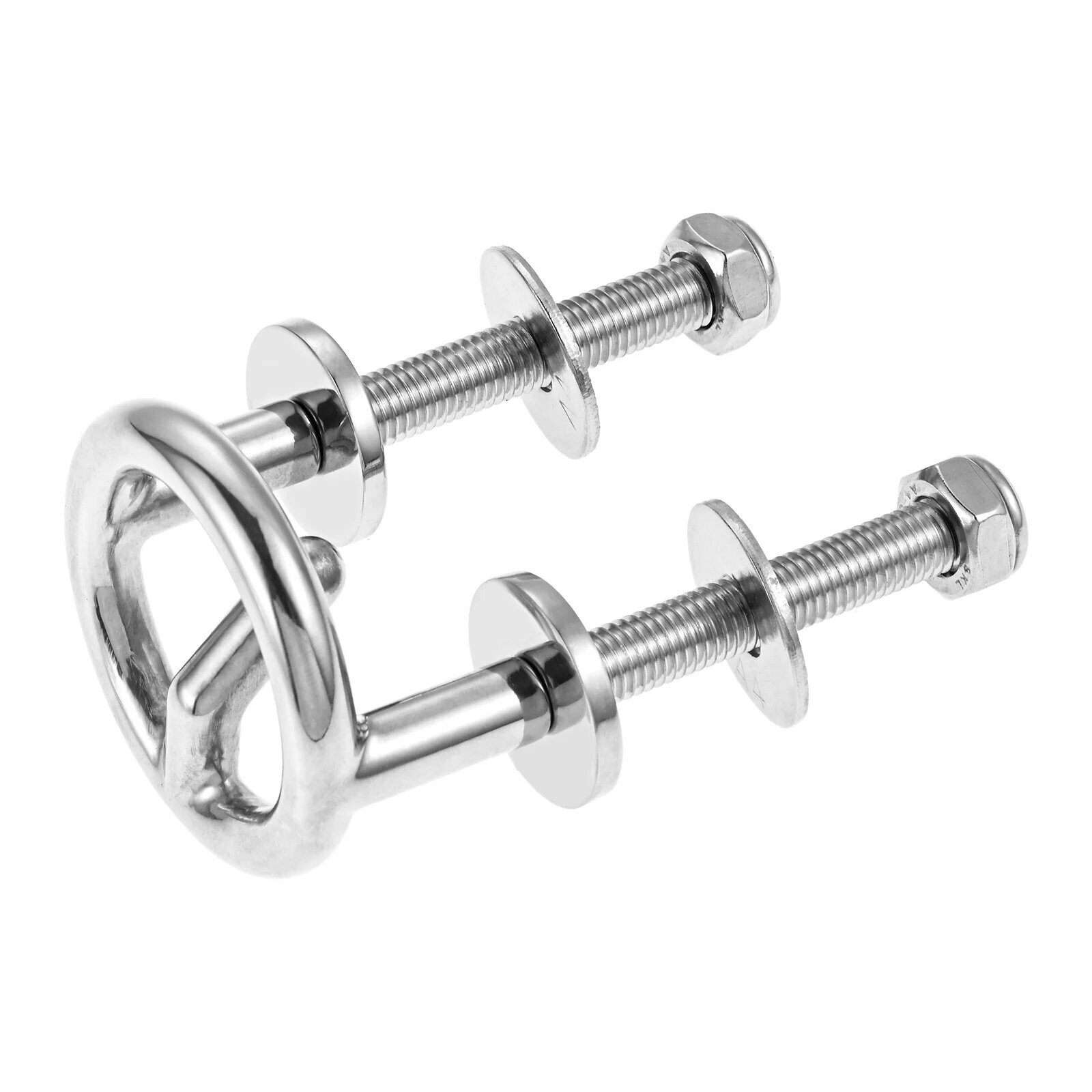 Тяжелый морской крюк из нержавеющей стали 316 для крепления на траном, для водных лыж, буксировочный крюк, кронштейн 2-1/2 дюйма, кольцо для лодок, катеров, яхт