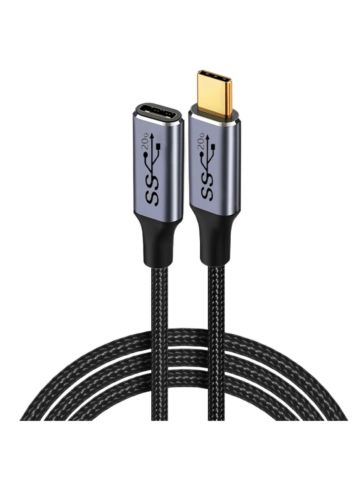 Удлинитель данных TypeC 4K/60Hz, удлинители USB C TypeC 100 Вт