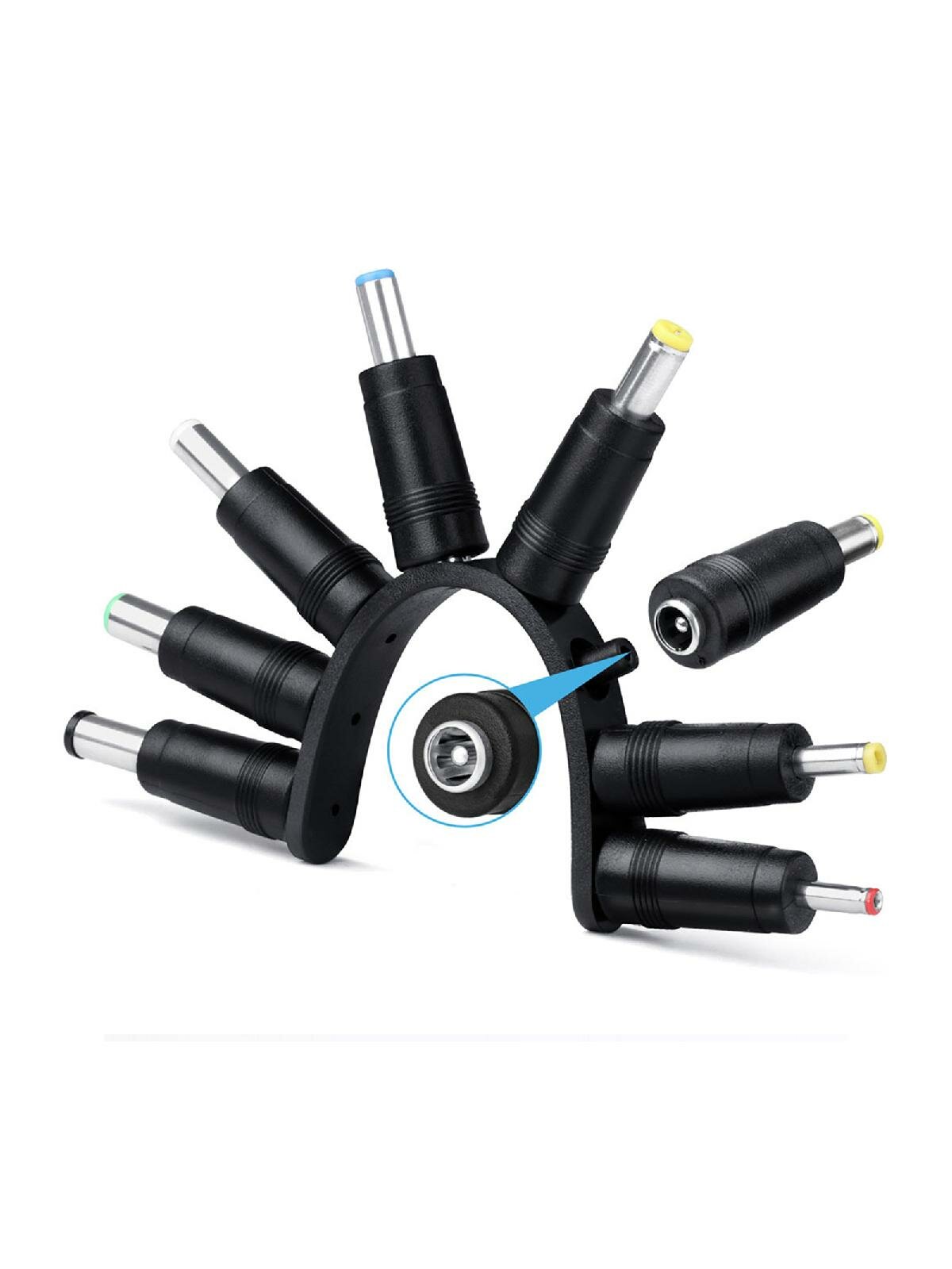 Кабель питания DC5521, шнур 5,5x2,1 мм с 8 разъемами, поддерживает ток до 3 А