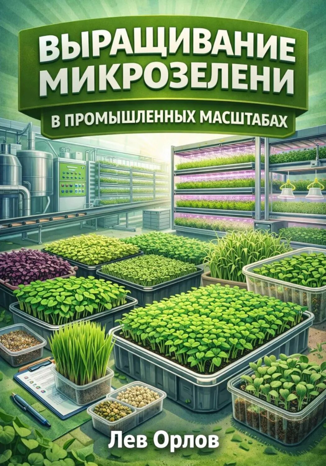 Выращивание микрозелени в промышленных масштабах [Цифровая книга]