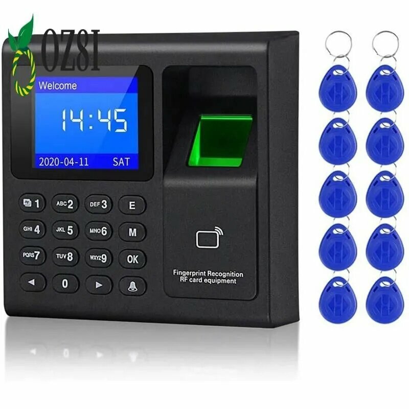 (H V Q D) Биометрическая система контроля доступа RFID Клавиатура Система отпечатков пальцев USB Электронные часы учета рабочего времени