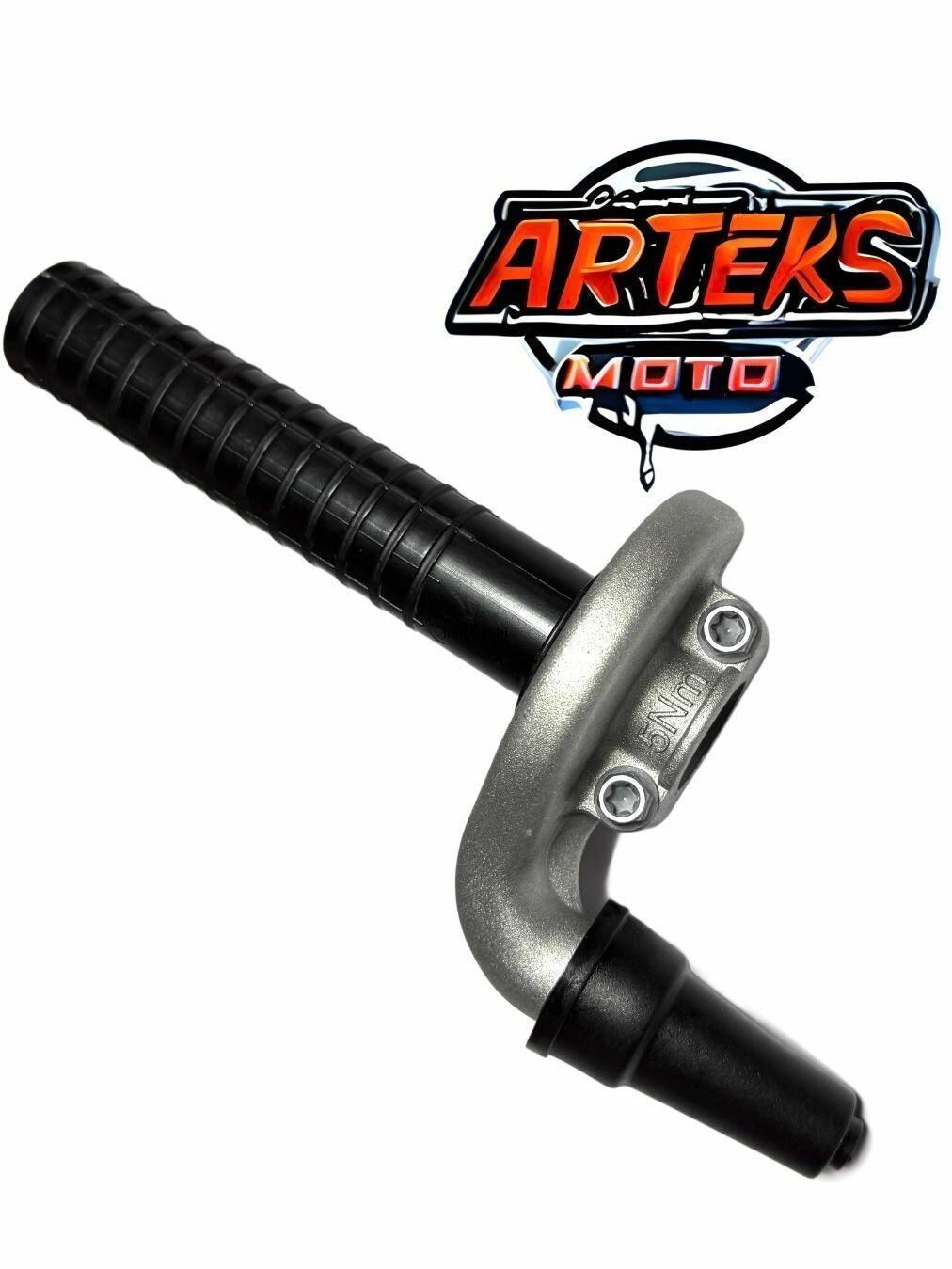 Ручка газа в сборе под один трос для мотоцикла GR8, kews, hengjian, progasi, Motoland GR7 — замена ручки газа