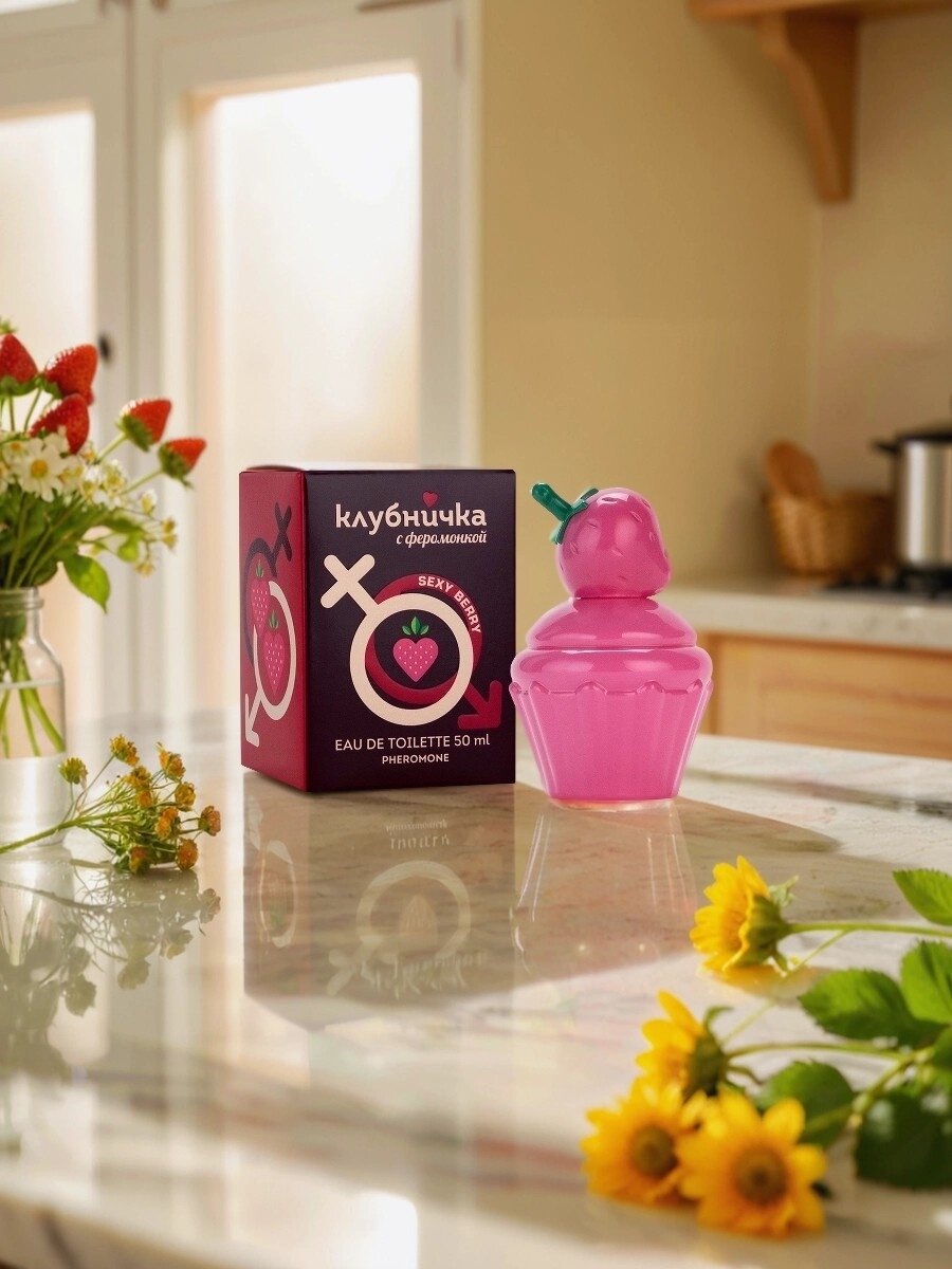 Delta parfum (Formula Sexy). Туалетная вода женская Клубничка С Феромонкой Sexy Berry, 50мл.