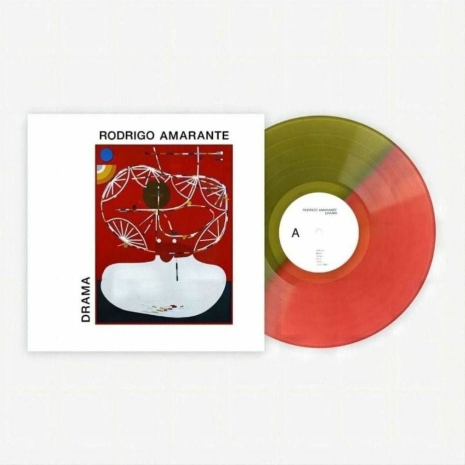 Виниловая пластинка Rodrigo Amarante - Drama Club Edition, Limited Edition, Numbered, Olive / Red Split, Ori*inal,