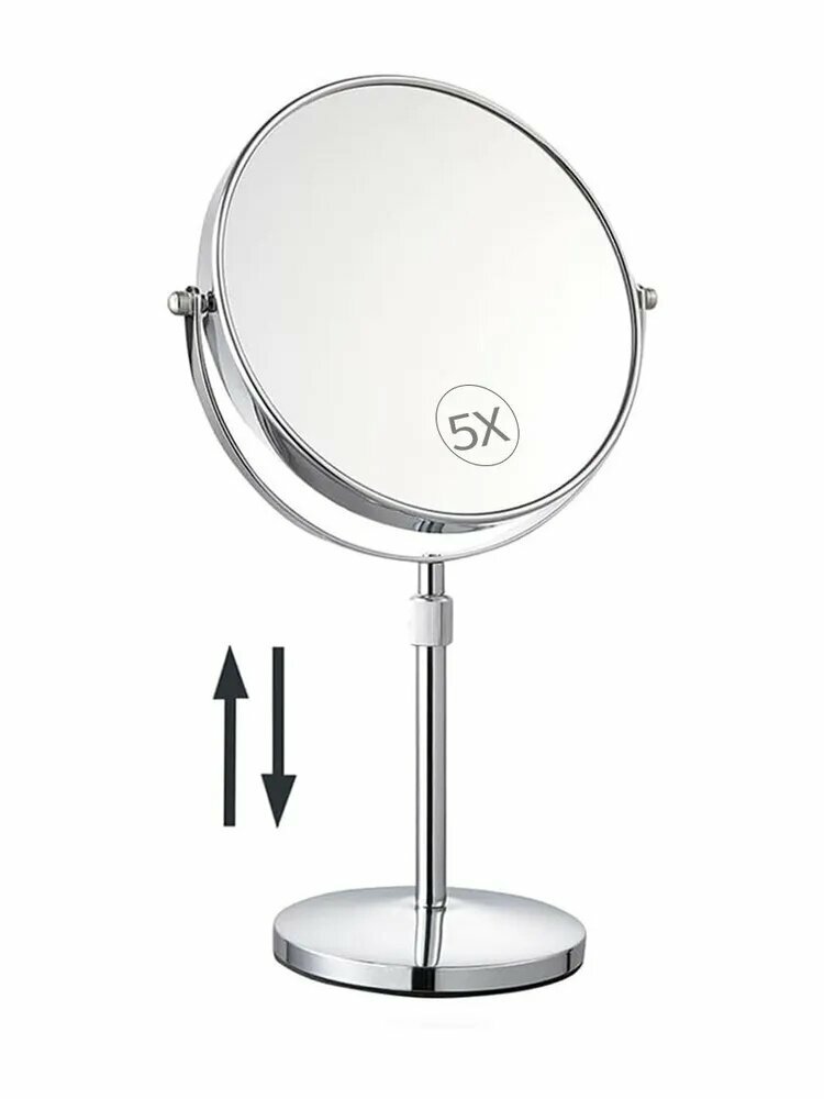 Зеркало настольное, 20 см х 36 см, 1 шт