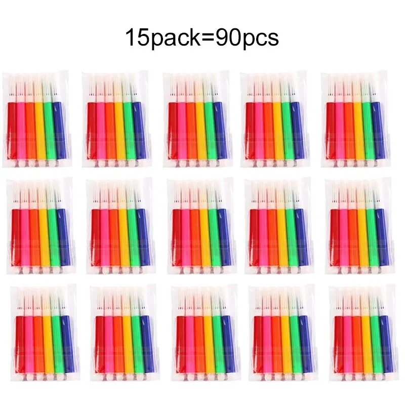 Акриловые маркеры 6 цветов, 15pack