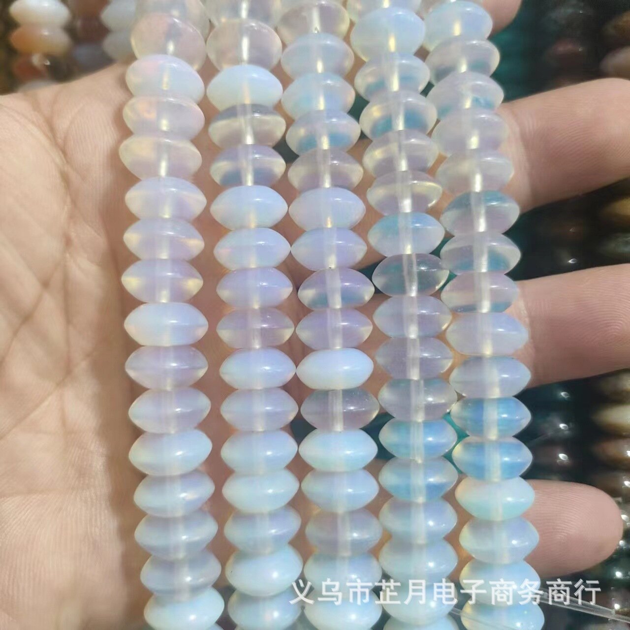12*6м Натуральные кристаллические бусины в форме НЛО, свободные бусины, аксессуары для DIY, разделительные бусины, позиционирующие бусины, браслет, плоские бусины, материал из нефрита, оптовая продажа