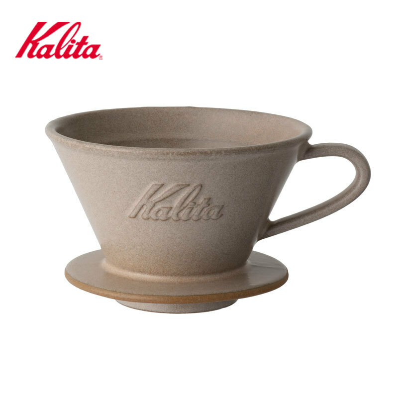 Оригинальный японский фильтр для кофе KALITA, корзинного типа, керамический, 185MI, Mino Ware, 3-отверстный фильтр для кофе
