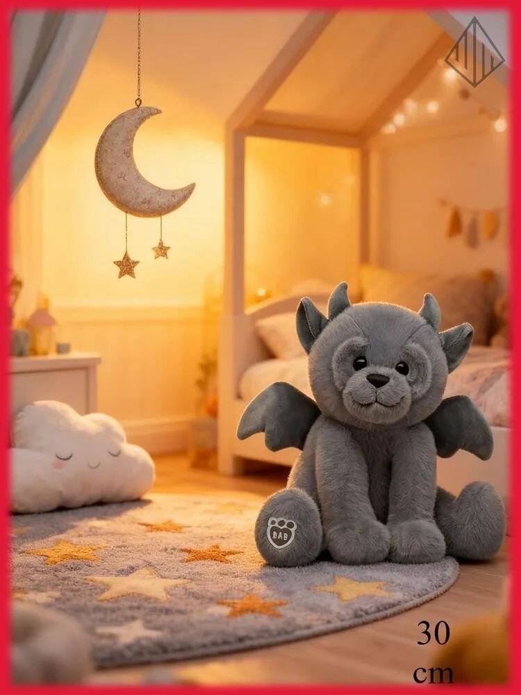 Gargoyle Teddy Bear Plush / Плюшевый мишка-горгулья