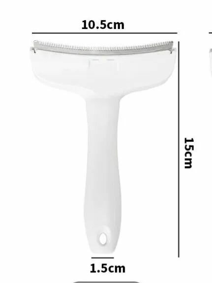 Расческа для кошек 2 в 1: пуходерка и редкий гребень для удаления шерсти