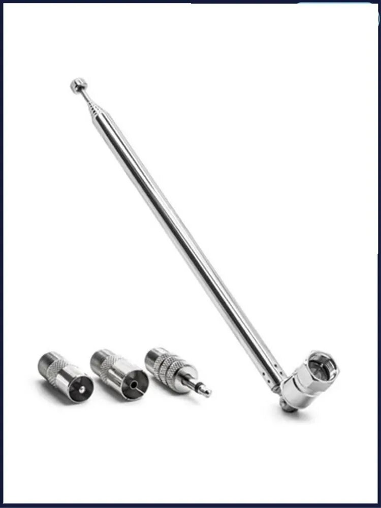 Штанговая антенна 3,5 мм адаптер FM-радио Замена телескопического винта F Тип штекерный разъем AV стерео ресивер