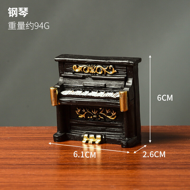 Ностальгические ретро-украшения из смолы, домашний декор, мини-украшения в виде граммофона, реквизит для фотографии, камера