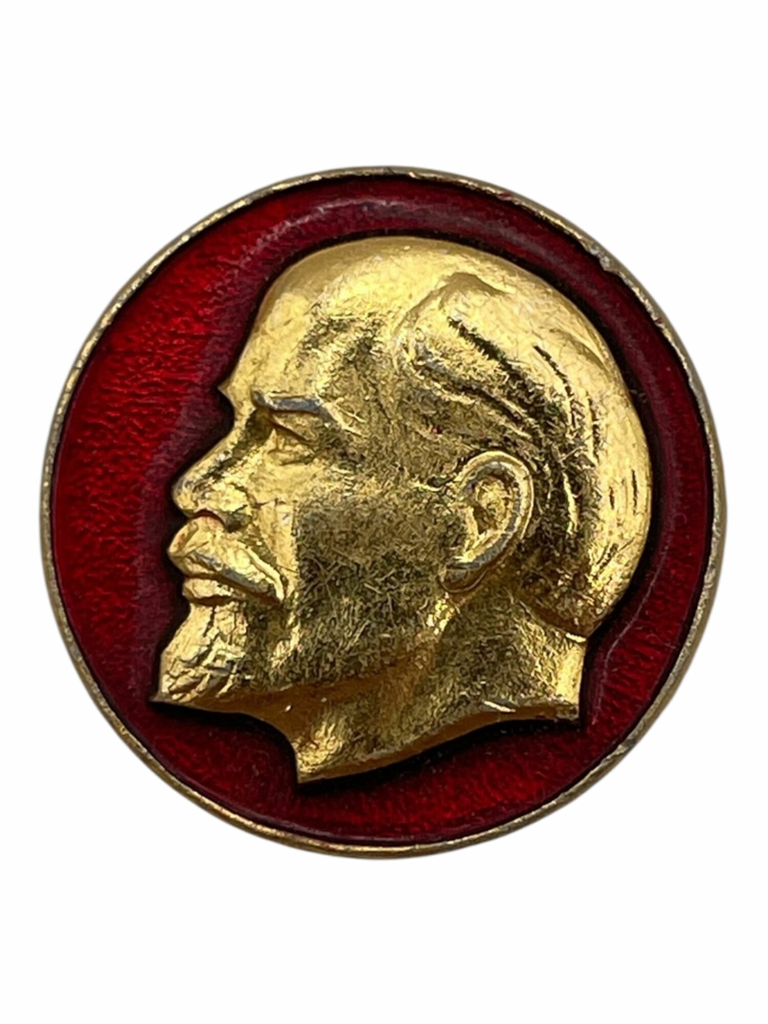 Советский винтажный значок, В. И. Ленин, сделано в СССР