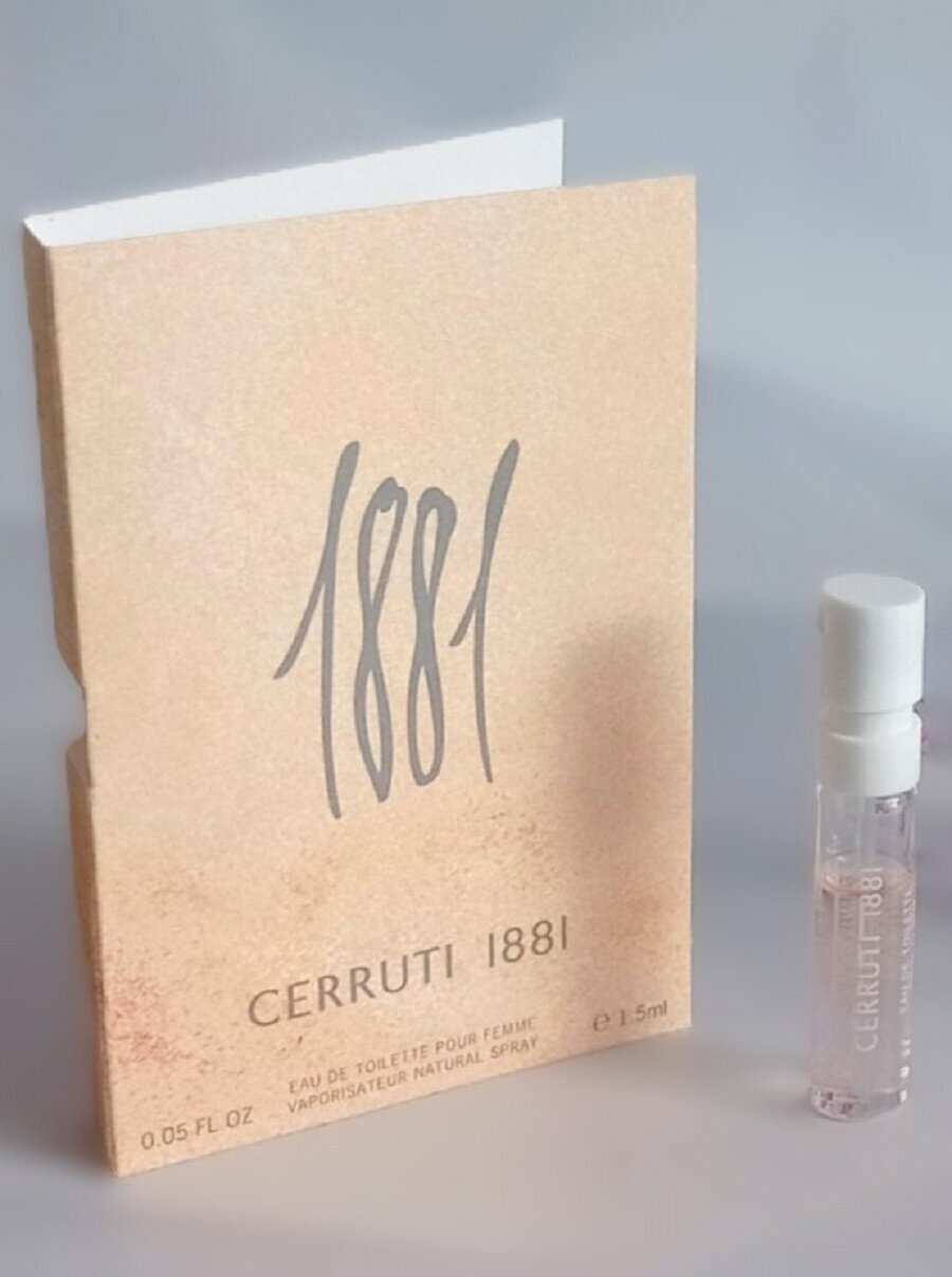 Туалетная вода женская CERRUTI 1881 1,5мл (edT - eau de Toilette)