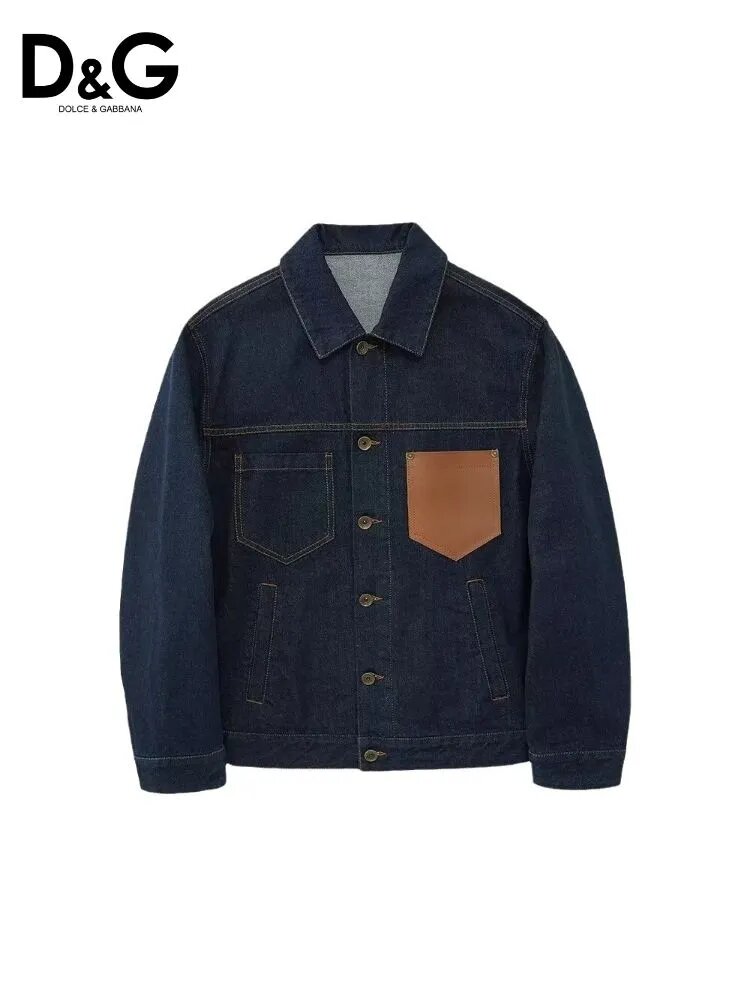 Куртка Dolce&Gabbana Джинсовые косухи, винтажные + грубый пошив