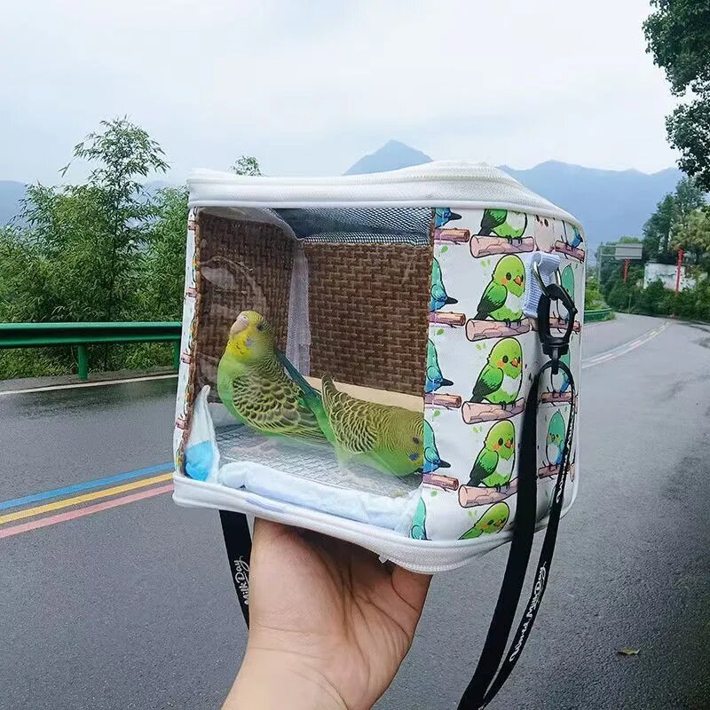 Переносная птичья клетка, Сумка для прогулок с птицами