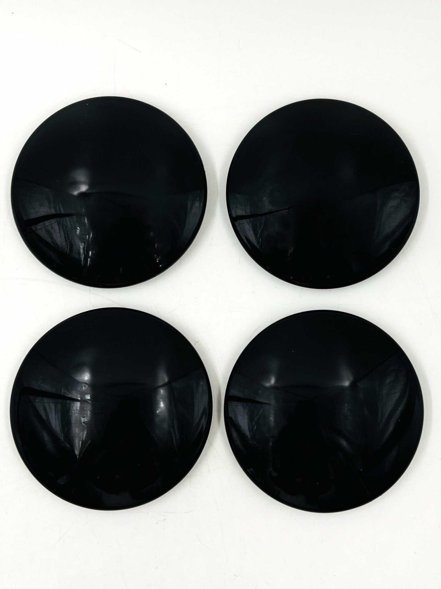 Колпачки заглушки ступицы колеса Лада Нива черные глянцевые 4 шт