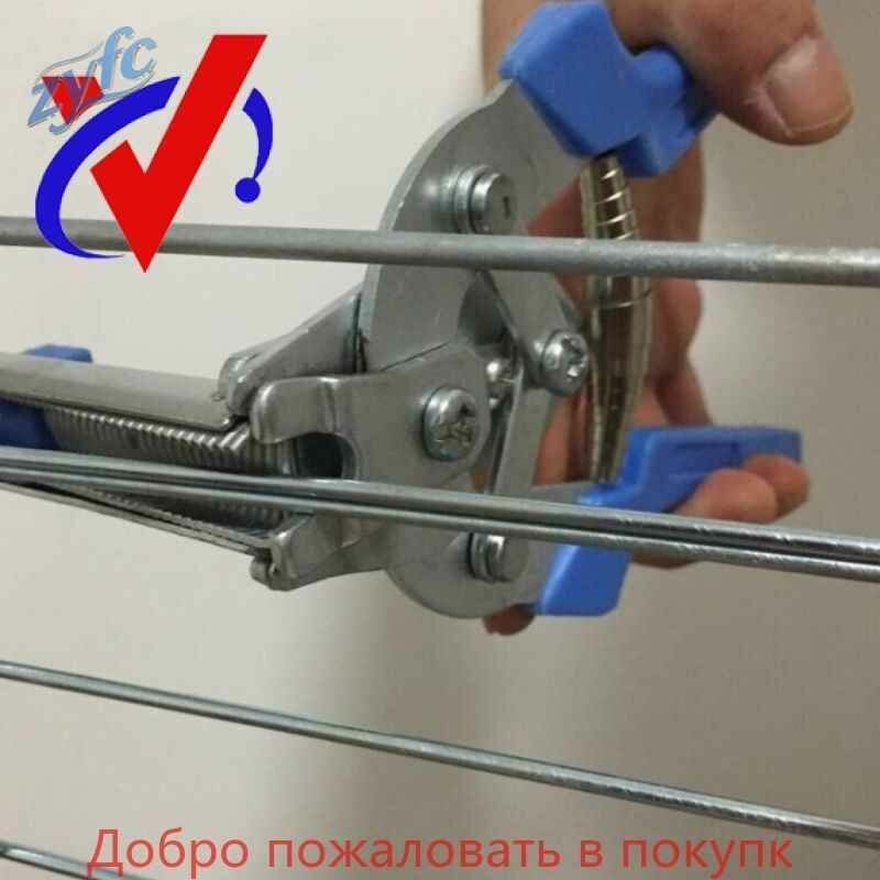 Полуавтоматический ручной клипсатор для крепления сетки-рабицы, габионов, клеток и ограждений удобный скобозажимной инструмент для быстрой фиксации