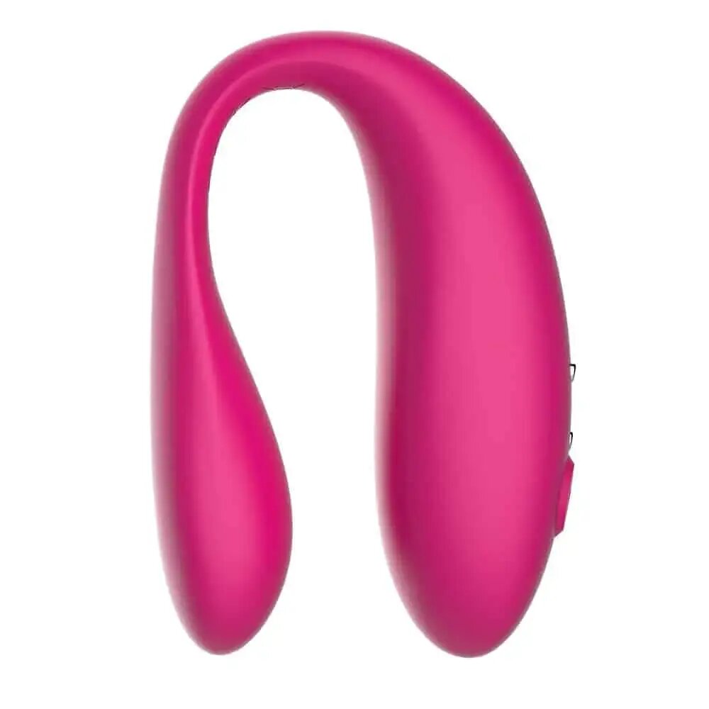 Вибратор для пар Amovibe Twin с управлением через приложение, розовый