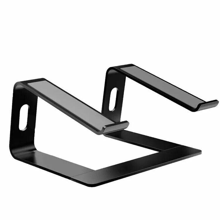 Подставка для ноутбука алюминиевая LS103 Black, настольная, для офиса и дома, до 15.6 дюймов, улучшенная вентиляция, с органайзером для клавиатуры
