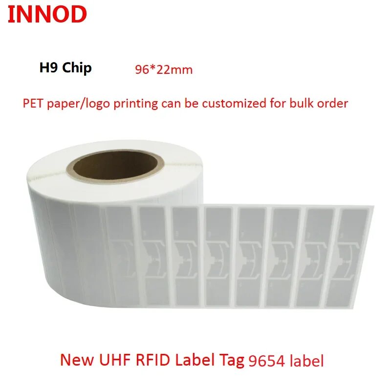 RFID метка UHF 9654, H9 Chip, 96*22mm, 50pcs